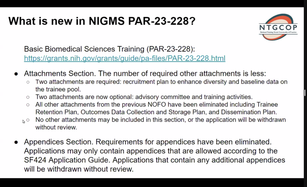 Reissue as new PAR: National Institute of General Medical Sciences Predoctoral Basic Biomedical ...