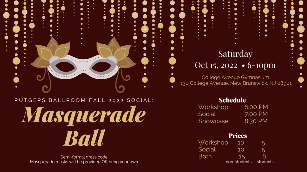 Masquerade Ball – Ballroom