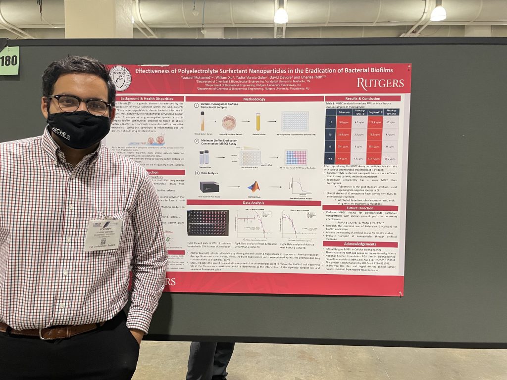 Youssef wins poster award at AIChE! – Charles Roth