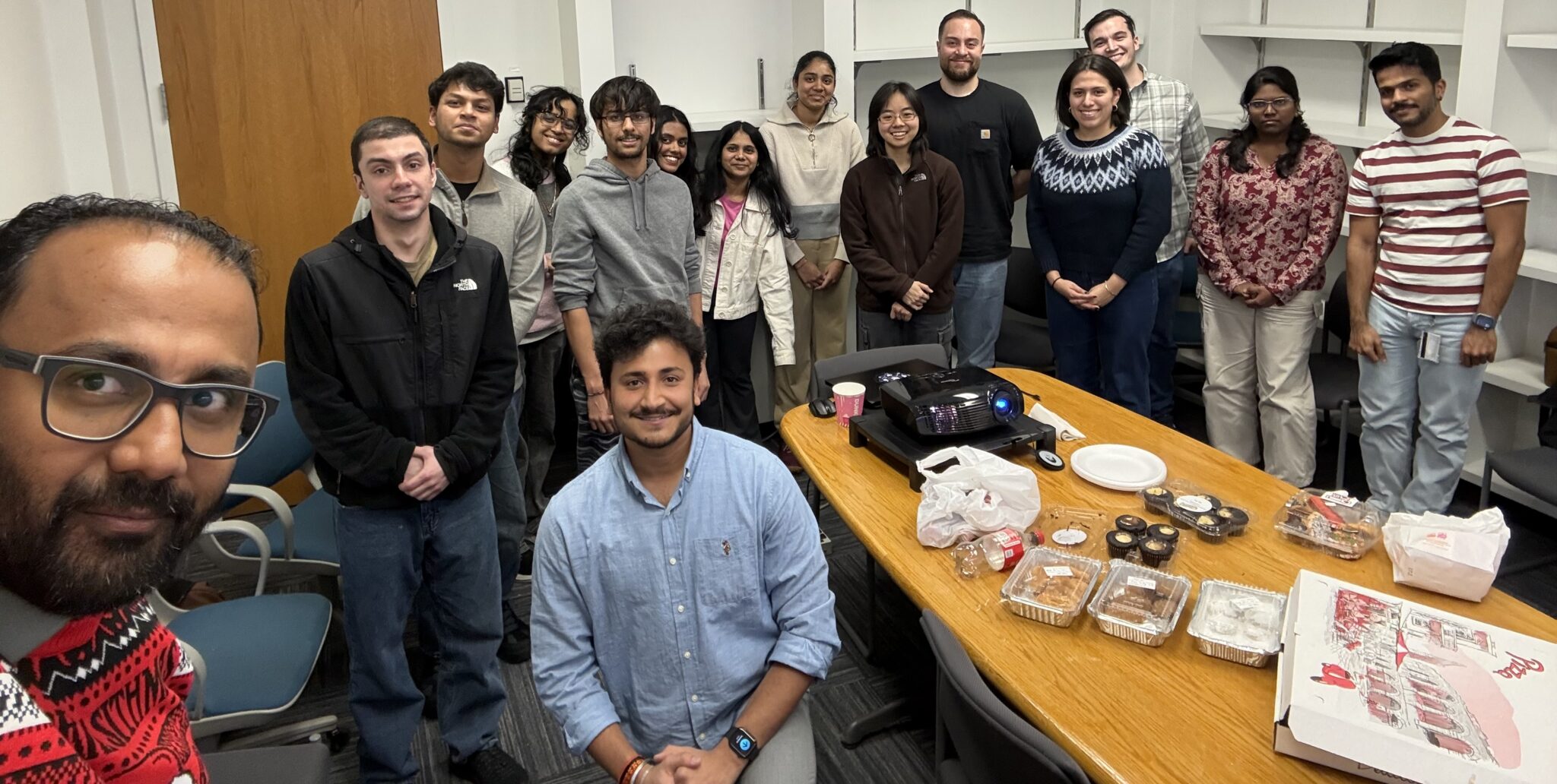 Fall 2025 Group Photo and Farewell Party for Niharika & Rahul ...