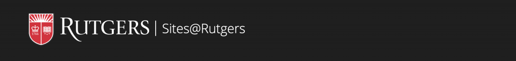 Header Settings – Sites@Rutgers Documentation