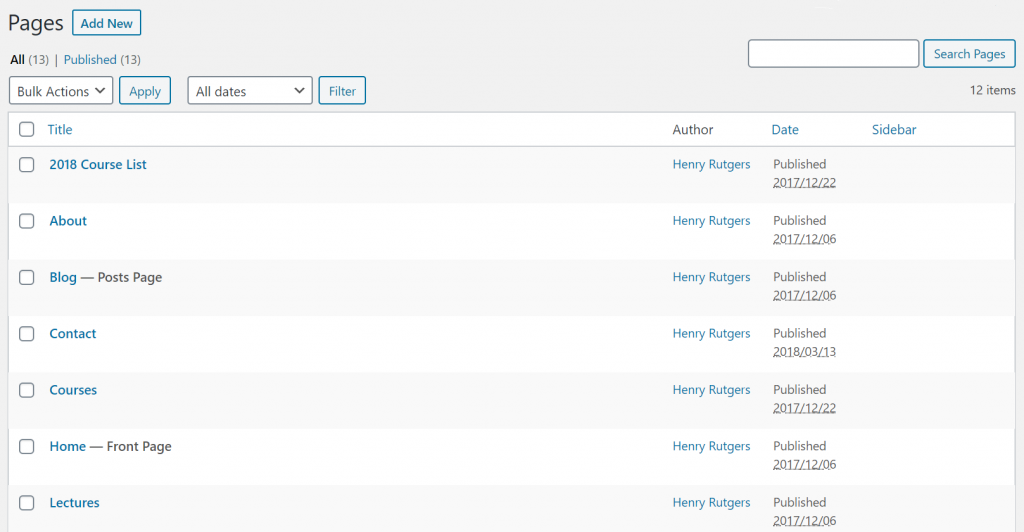 Pages – Sites@Rutgers Documentation