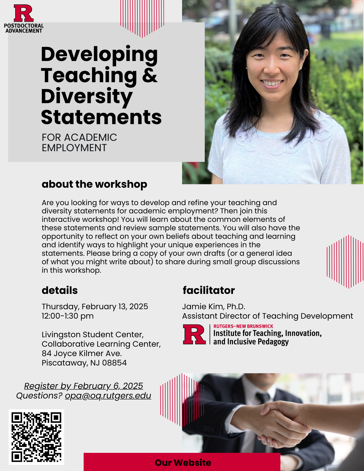 Developing Teaching & Diversity Statements for Academic Employment ...