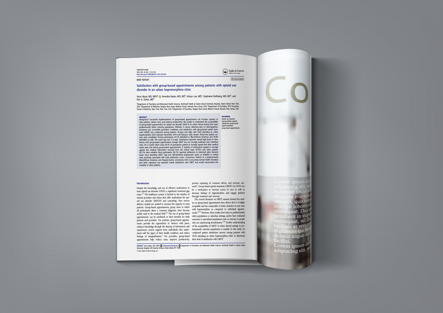 Northern New Jersey MAT Center of Excellence