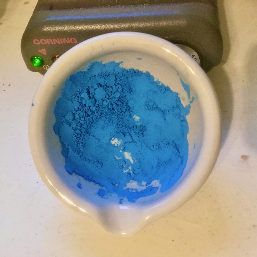 Blue Verditer, or Synthetic Azurite – The Motley Emblem