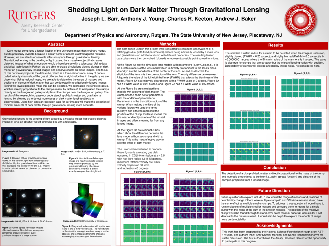 Barr, Joseph: Shedding Light on Dark Matter Through Gravitational ...
