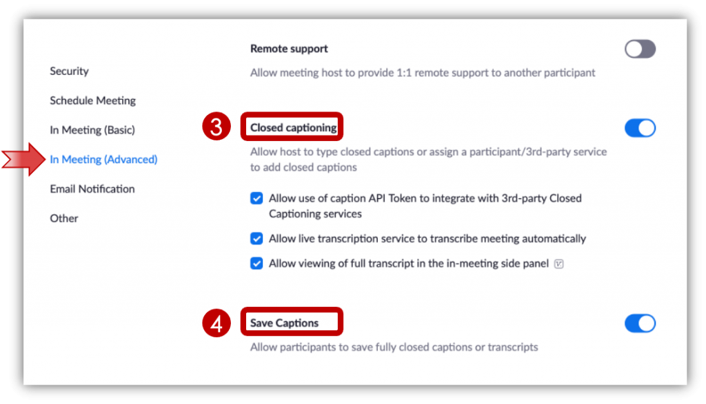 Recording and editing audio transcripts in Zoom – North East ...