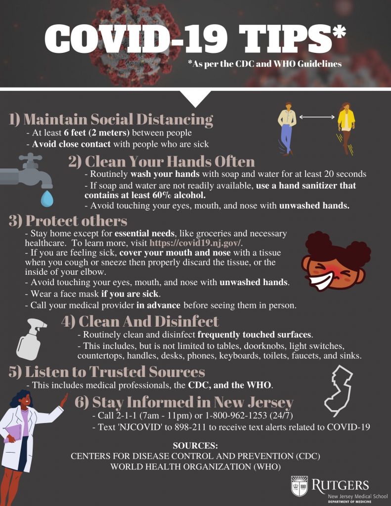 COVID-19: Tips to Stay Safe & IDP Protocol - Infectious Diseases Practice