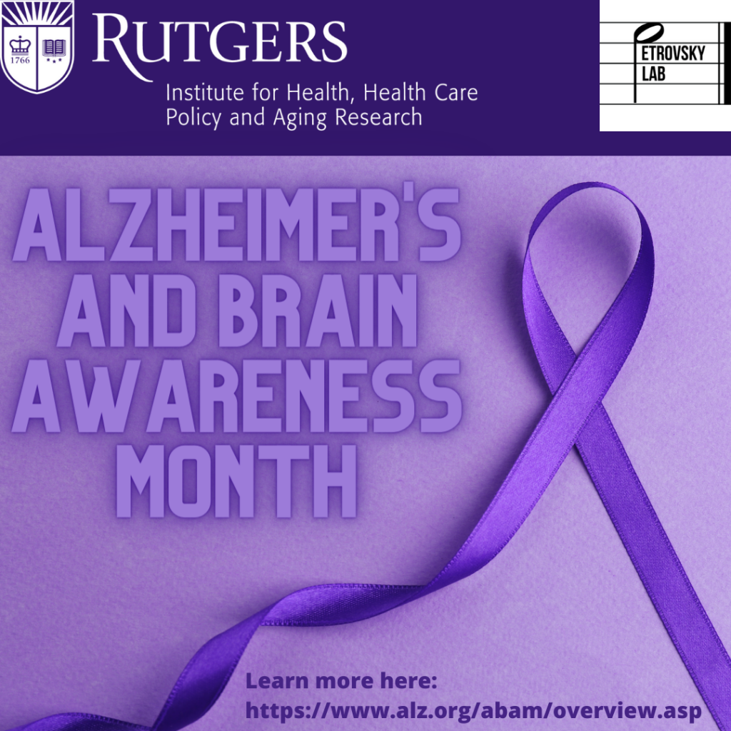Alzheimer’s Awareness! – Petrovsky Lab