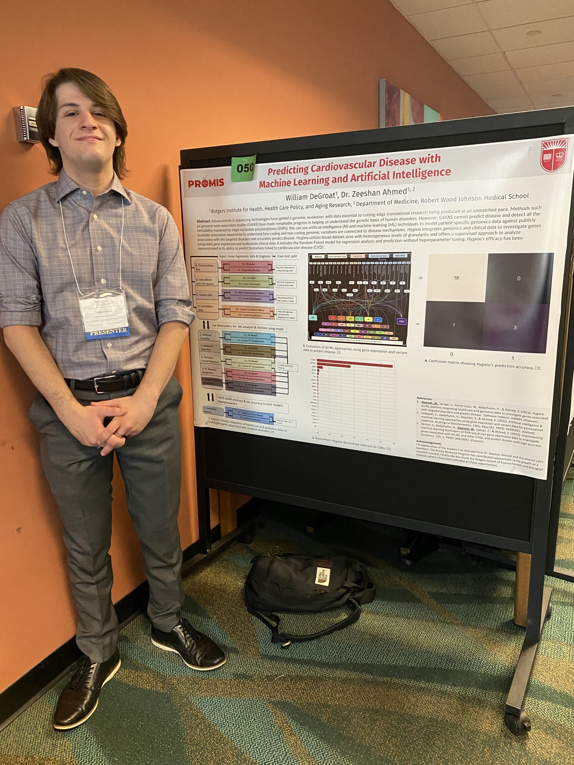 William DeGroat shines at the 19th Annual Undergraduate Research ...