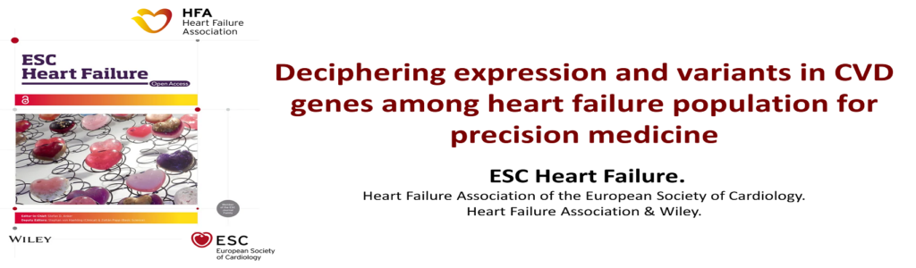 Deciphering expression and variants in CVD genes among heart failure ...
