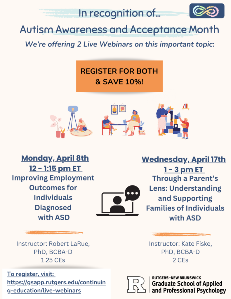 Autism Awareness & Acceptance Month - Center for Autism Research ...