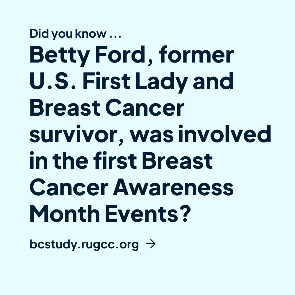 History of Breast Cancer Awareness Month - Genetics Coordinating Center