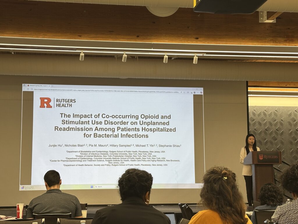 Junjie Hu presents at 2025 RARC Fall Sympoisum - Shiau Research Group