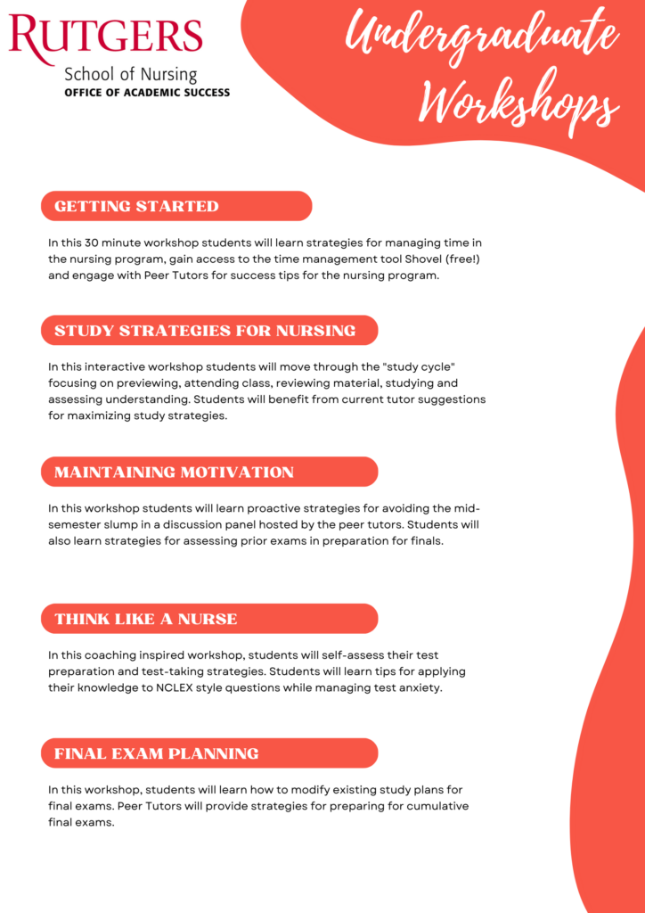 Success Workshops – The Office of Academic Success